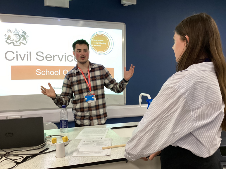 Inspirational Civil Service presentation by former student - News - The ...